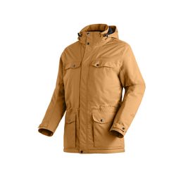 Maier Sports Herren Funktionsjacke "Knuth", orange, Gr. 56, 100% Polyester, Jacken, Herren Outdoorjacke, wind/wasserdichte Jacke, mTHERM Isolation