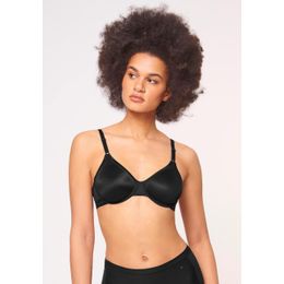 Triumph Damen B&uuml;gel-BH "Micro Fun W", Gr. 80, schwarz, Microtouch, Obermaterial: 82% Polyamid, 18% Elasthan (LYCRA), unifarben, BHs, nahtlos