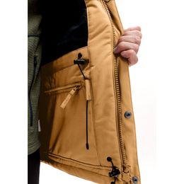 Maier Sports Herren Funktionsjacke "Knuth", orange, Gr. 56, 100% Polyester, Jacken, Herren Outdoorjacke, wind/wasserdichte Jacke, mTHERM Isolation