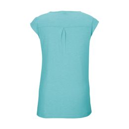 Killtec Damen Funktionstop "KOS 76 WMN TP", blau, Gr. 40, Oberstoff: 75% Polyester, 25% Lyocell, Tops, Schnelltrocknendes Damen-Top mit femininem