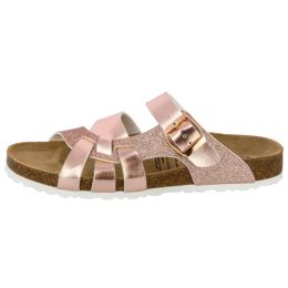 Lico Damen Pantolette "Pantolette Bioline Latino", Gr. 37, rosa, Synthetik, Schuhe