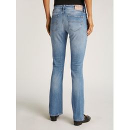 Tommy Jeans Damen Bootcut-Jeans "Maddie Mid Rise Bootcut", blau, Gr. 34, unifarben, Denim/Jeans, Obermaterial: 99% Baumwolle, 1% Elasthan, Jeans, in
