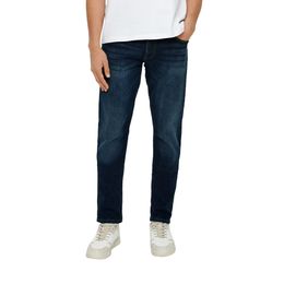 QS Herren Slim-fit-Jeansdunkelblau, Gr. 36, unifarben, Denim/Jeans, Obermaterial: 98% Baumwolle, 2% Elasthan, Jeans, im Five-Pocket Style