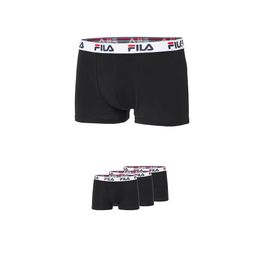 Fila Jungen Boxer "JUNIOR BOY BOXER SHORTS", Gr. 134, schwarz, Single Jersey, Obermaterial: 95% Baumwolle, 5% Elasthan, unifarben, Unterhosen, für