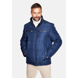 Cabano Herren Steppjacke "Stepp-Blouson", blau, Gr. 54, unifarben, 100% Polyester, Jacken, mit daunenweicher Wattierung