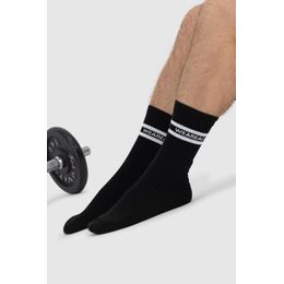 alife and kickin ALIFE & KICKIN Herren Tennissocken "Herren 3 PACK - DennisAK", Gr. 43, schwarz, 75% Baumwolle, 20% Polyester, 3% Polyamid, 2% Elasthan, Socken, lange