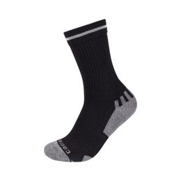 Camano Damen Socken "Socken 1er Pack", Gr. 39, schwarz, 50% Wolle, 26% Polyamid, 14% Polyester, 8% Polyacryl, 2% Elasthan, gestreift, Socken, 1er
