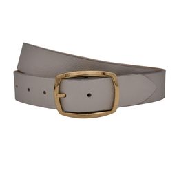 AnnaMatoni Damen Lederg&uuml;rtel "AnnaMatoni Lederg&uuml;rtel mp Lederg&uuml;rtel mp", silber, Gr. 105, 100% Leder, G&uuml;rtel