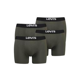Levi's LEVI'S Herren Boxershorts "Boxershort 4er Pack", Gr. XL, gr&uuml;n, Obermaterial: 95% Baumwolle CO. 5% Elasthan EL., Unterhosen