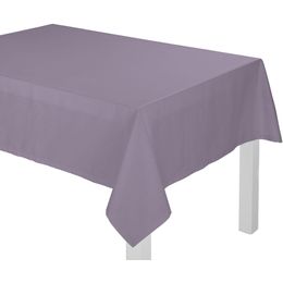 Tischdecke Adam, B:120cm L:120cm, lila, Bio-Baumwolle, Tischdecken, "Uni Collection Light", aus 100% Bio-Baumwolle