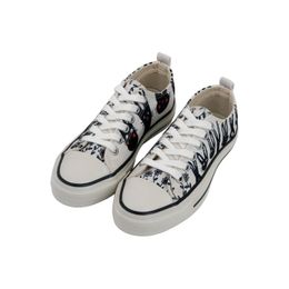 DOGO Damen Ballerina "Liria Low-Top Sneaker Line Of Rabbits Damen Sneaker", Gr. 37wei&szlig;, Textil, Schuhe, Handgefertigt