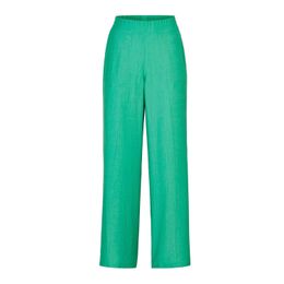 GOLDNER Damen Schlupfhose "Hose MARTHA mit Teil-Dehnbund", gr&uuml;n, Gr. 42, Obermaterial: 49% Lyocell CLY. 38% Viskose CV. 13% Polyamid PA., Hosen