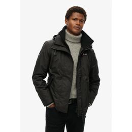 Superdry Herren Outdoorjacke "HOODED MTN WINDBREAKER JACKET", schwarz, Gr. XL, unifarben, Web, Obermaterial: 100% Polyester, Jacken