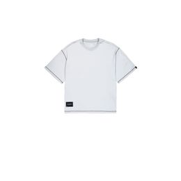 Herren T-Shirt "Studio Bubble Backprint T-Shirt", grau, Gr. XL, Alpha Industries, Obermaterial: 100% Baumwolle, Shirts