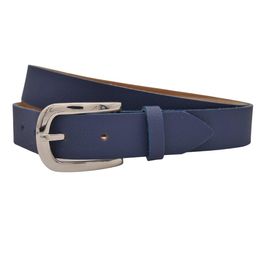 AnnaMatoni Damen Lederg&uuml;rtel "AnnaMatoni Lederg&uuml;rtel Fina Lederg&uuml;rtel Fina", blau, Gr. 125, 100% Leder, G&uuml;rtel