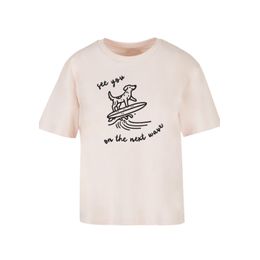 F4NT4STIC Damen T-Shirt "See You On The Next Wave", pink, Gr. XL, Obermaterial: 100% Baumwolle, Shirts, Premium Qualit&auml;t