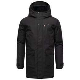 STONE HARBOUR Herren Wintermantel "Netaan XX", schwarz, Gr. XXXL, Obermaterial: 100% Polyester. Innenfutter: 100% Polyester. Wattierung: 100%