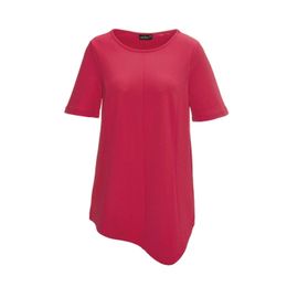 GOLDNER Damen Langarm-Poloshirt "Zipfelshirt", rot, Gr. 44, Obermaterial: 94% Polyester PES. 6% Elasthan EL., Shirts