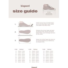 bisgaard Damen Sneaker "yuki Weite: normal", Gr. 31, gr&uuml;n, Leder, Textil, colorblocking, Schuhe, Freizeitschuh mit Lederfutter, Gr&ouml;&szlig;enschablone zum