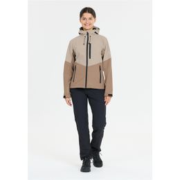 WHISTLER Damen Softshelljacke "Rosea V2"beige, braun, Gr. 50, unifarben, 100% Polyester, Jacken, mit wasserabweisender Beschichtung