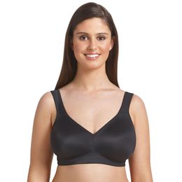 Anita Damen Bügelloser BH "BH ohne Bügel Twin", Gr. 75schwarz schwarz, Obermaterial: 70% Polyamid PA. 30% Elasthan EL., BHs