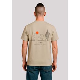 F4NT4STIC Herren T-Shirt "Escape Discover the World Savannah", beige, Gr. XS, Obermaterial: 100% Baumwolle, Shirts, Discover the World