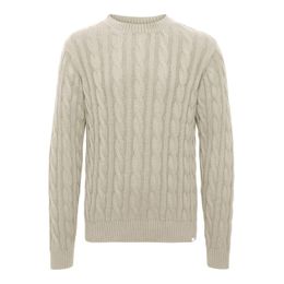 !Solid SOLID Herren Strickfleece-Pullover "Strickpullover SDGibril", beige, Gr. XXL, Obermaterial: 100% Baumwolle CO., Pullover