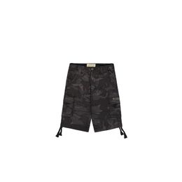 Herren Shorts "Jet Short Camo", schwarz, Gr. 31, Alpha Industries, Obermaterial: 100% Baumwolle; Futter: 100% Baumwolle, Hosen