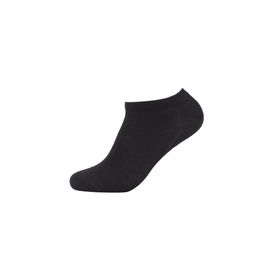 Camano Herren Sneakersocken "Sneakersocken 7er Pack", Gr. 47, schwarz, 80% Baumwolle, 17% Polyamid, 3% Elasthan, uni, Socken