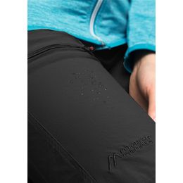Maier Sports Damen Outdoorhose "Lulaka"schwarz, Gr. 46, 90% Polyamid, 10% Elasthan, Hosen, Damen Wanderhose, atmungsaktive Funktionshose, Regular Fit
