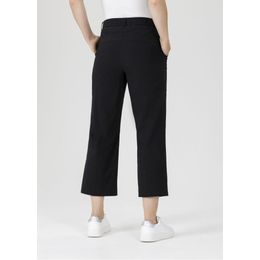 Stehmann Damen Culotte "FENJA", schwarz, Gr. 36, unifarben, Stoff, Obermaterial: 65% Viskose, 30% Polyamid, 5% Elasthan, Hosen, Sommerhose mit