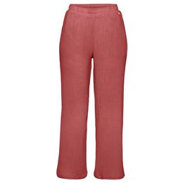 s.Oliver Damen Culotte, Gr. 32, rot, Obermaterial: 100% Baumwolle, unifarben, Hosen, aus gewebtem Musselinstoff