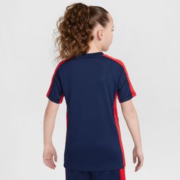 Nike Kinder T-Shirt "K NK DF TRPHY23 SS TOP GX"midnight navy, university rot, wei&szlig;, Gr. S, Obermaterial: 100% Polyester, Shirts