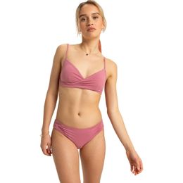 Roxy Damen Bikini-Hose "Beach Classics Hipster", rosa, Gr. M, 85% Polyester, 15% Elasthan, Badehosen