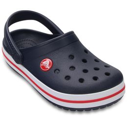 Crocs Jungen Clog "Crocband Clog K", Gr. 36, blau, Croslite , kontrastfarbene Details, Schuhe, Sommerschuh, Schlappen, Hausschuh, Badeschuh mit