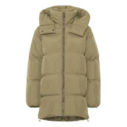 oxmo Damen Steppjacke "Steppjacke OXEllie", grün, Gr. 38, Obermaterial: 100% Nylon NY., Jacken