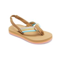 Roxy Kinder Sandale "Colbee", Gr. 7, bunt, Obermaterial: 85% Polyester/15% synthetisches PU, Futter:, Au&szlig;ensohle: 100% Gummi, Schuhe