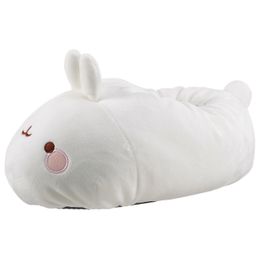 Nici Damen Pl&uuml;sch Hausschuhe "MOLANG", Gr. 34, wei&szlig;, Textil, Schuhe, Hasen Hausschuh mit s&uuml;&szlig;en Hasenohren