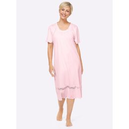 w&auml;schepur W&Auml;SCHEPUR Damen Nachthemd "Nachthemd", Gr. 36, rosa, 50% Baumwolle, 50% Modal, unifarben, Kleider