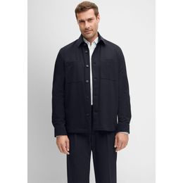 Cinque Herren Langarmhemd "CIMESSI", blau, Gr. XXL, unifarben, Web, Obermaterial: 52% Polyester, 21% Polyamid, 17% Viskose, 10% Elasthan, Hemden, mit