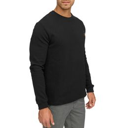 INDICODE Herren Sweatshirt "INSalupe", schwarz, Gr. XXL, unifarben, Sweatware, Obermaterial: 100% Baumwolle, Sweatshirts