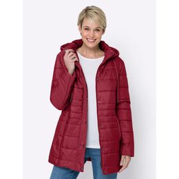 Classic Basics Damen Steppjacke, rot, Gr. 46, unifarben, 100% Polyester, Futter und Wattierung:100% Polyester, Jacken