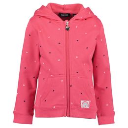 Blue Seven Mädchen Sweatjacke "Blue Seven Sweatjacke", rosa, Gr. 110, 80% Baumwolle, 20% Polyester, Sweatjacken