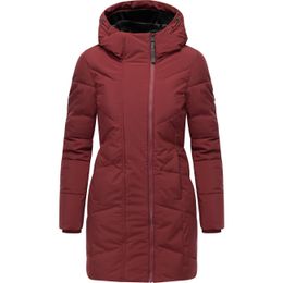 Ragwear Damen Steppmantel "Pevilla YOUMODO", rot, Gr. M, Obermaterial: 100% Polyester; Innenfutter: 100% Polyester; Wattierung: 100% Polyester,