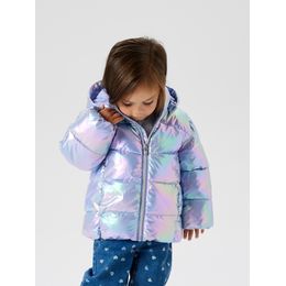 name it Jungen Steppjacke "NMFMOLINA PUFFER JACKET SHINY", lila, Gr. 92, unifarben, Web, Obermaterial: 100% Polyester, Jacken