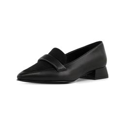 Peter Kaiser Damen Slipper "Peter Kaiser Slipper Veloursleder", Gr. 37,5, schwarz, Veloursleder, Schuhe