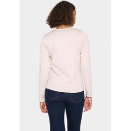 Saint Tropez Damen Strickjacke "JemmaSZ Cardigan", grau, Gr. XS, meliert, Strick, Obermaterial: 80% Viskose, 20% Polyacryl, Strickjacken, mit