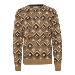 Blend Herren Strickfleece-Pullover "Strickpullover BHPullover", braun, Gr. S, Obermaterial: 85% Polyacryl PAN. 15% Wolle WO., Pullover
