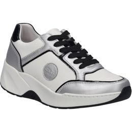 Josef Seibel Damen Sneaker "Lissi 12, silber-multi", Gr. 41, silber, Obermaterial: 100% Rindsleder Leather cow., Schuhe