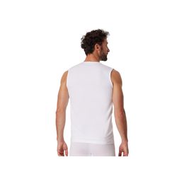 Schiesser Herren Unterhemd "T-Shirt 4er Pack", Gr. M, wei&szlig;, Obermaterial: 95% Baumwolle CO. 5% Elasthan EL., Unterhemden